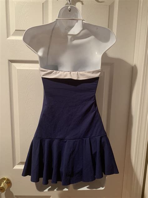 Chaps Swim Dress Sailor Nautical Pin Up Retro Style S Gem