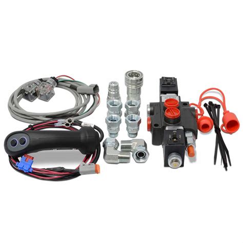 Hydraulic Third Rd Function Valve Kit W Joystick Handle For Tractor Loader GPM FREE