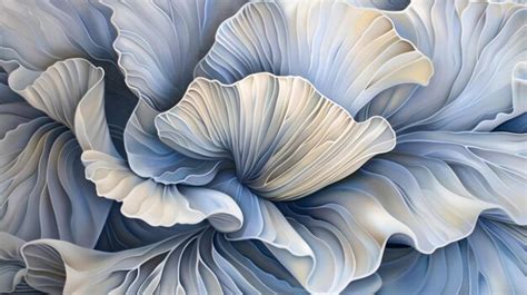 Delicate Petal Layers Soft Pastels Vibrant Rich Colors Textured Morning