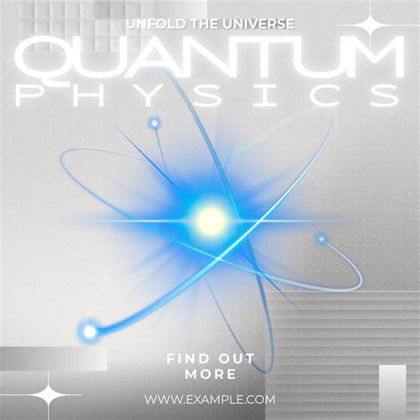 Quantum Physics Instagram Post Template Premium Editable Template