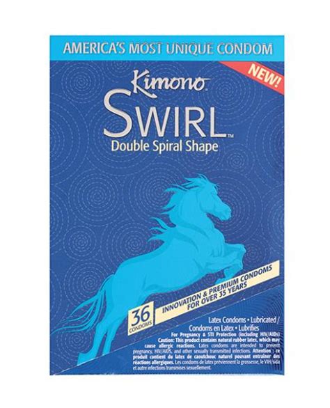 Kimono Swirl Condom Pack Of 36 Kinky Edge Kinky Sex Toys
