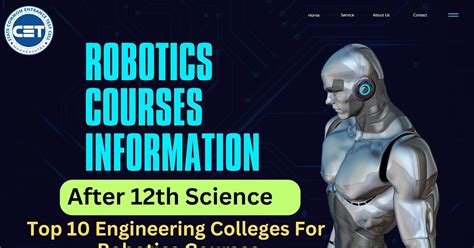 Robotics Courses Information After 12th Science Top 10 Engineering