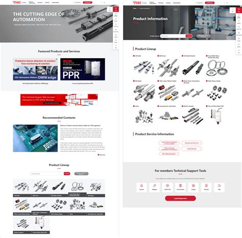 New Thk Europe English Website Is Now Open｜company｜company