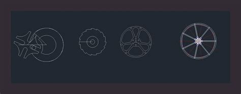 Car Wheels Dwg Model For Autocad • Designs Cad