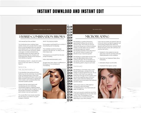 Pmu Brows Training Manual Complete Guide Microblading Microshading