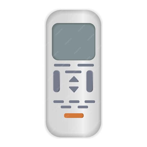 Premium Vector Conditioner Remote Control Icon Realistic Illustration Of Conditioner Remote