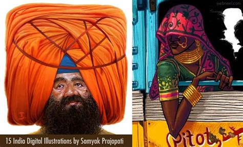 15 Indian Digital Illustration Works By Samyak Prajapati