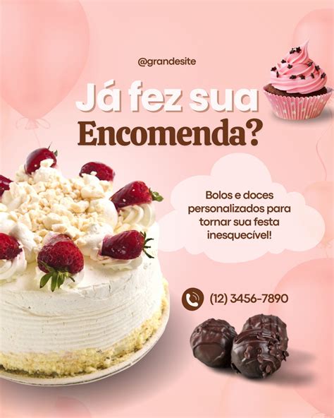 Modelos Grátis E Personalizáveis De Doces Canva