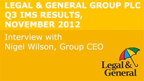 Q3 2012 Interim Management Statement Legal And General