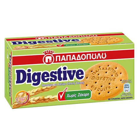 Digestive Χωρις Ζαχαρη 250γρ Παπαδοπουλου Mylonakisbros Gr