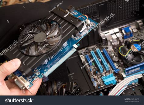 Installing Graphical Processor Unit Stock Photo Shutterstock
