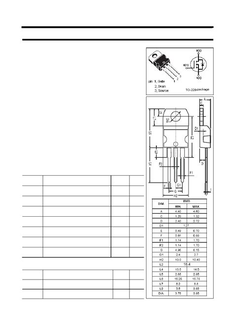 60NF06 datasheet(1/2 Pages) ISC | isc N-Channel MOSFET Transistor