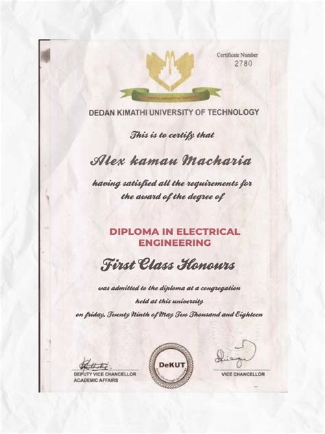 Diploma Certificate Pdf