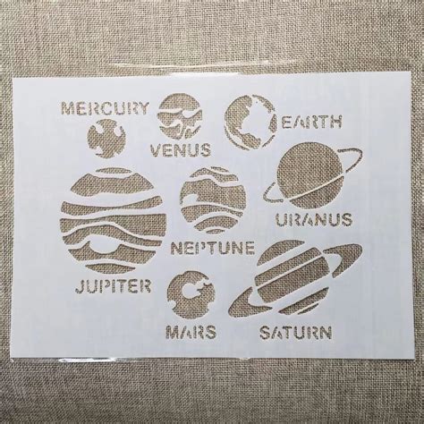 Solar System Stencils