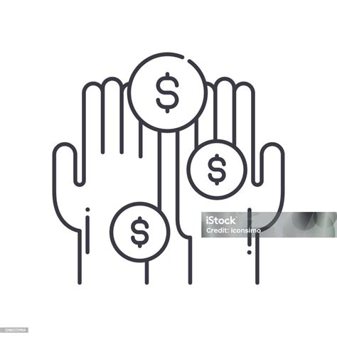 資產圖示線性隔離插圖細線向量網頁設計符號輪廓概念符號白色背景上具有可編輯的描邊向量圖形及更多一組物體圖片 一組物體 付錢 價格