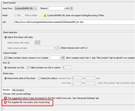 download xlsx from url via excel reader knime analytics platform