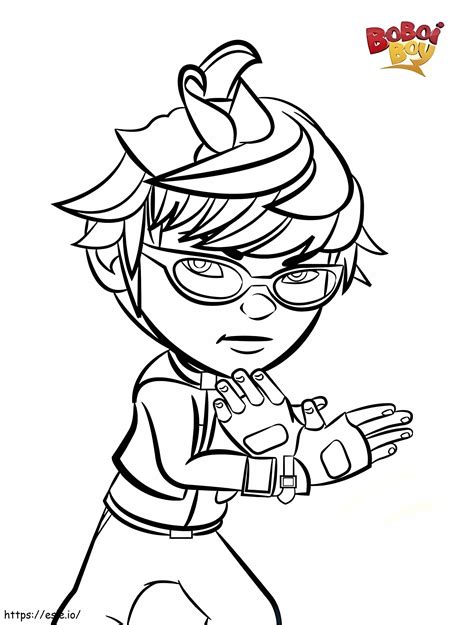 Fang De Boboiboy Coloring Page