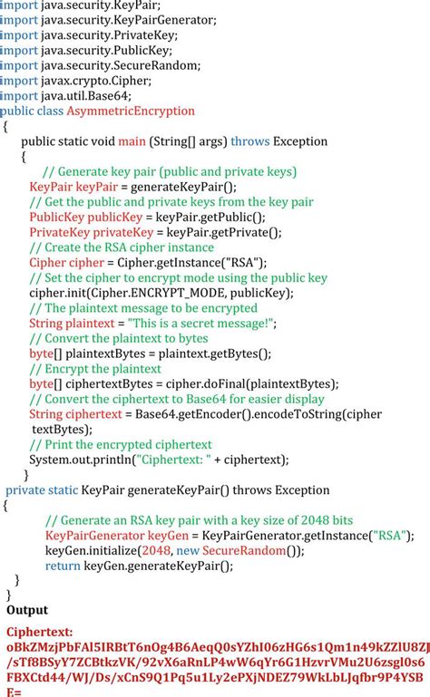 Securing Java Source Files Using The Cipher Cryptographic Algorithm Intechopen