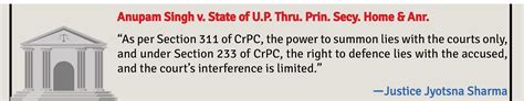 Sections 311 And 233 Of Crpc