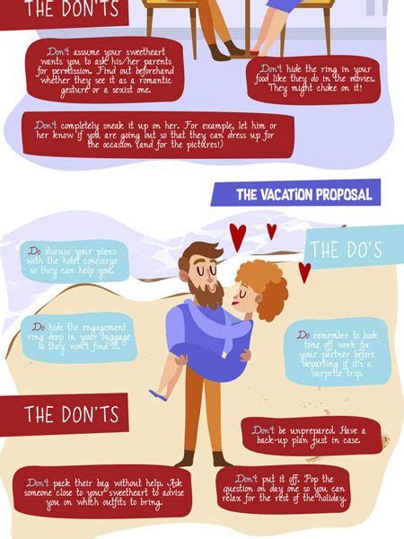 Marriage Proposals Dos And Donts [infographic] Best Infographics