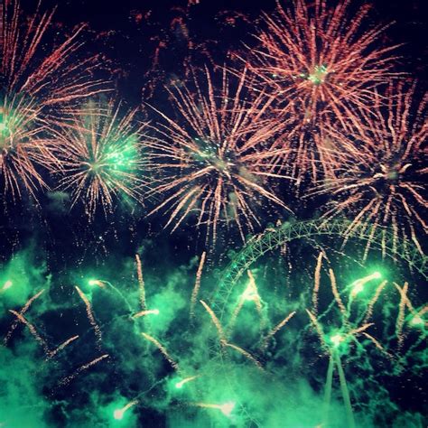 Premium Photo Fireworks Exploding In Night Sky