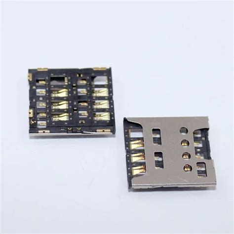 SIM Card Connector 6 Pin Normal Hinge Type Sim Card Connector Manufacturer From Pune