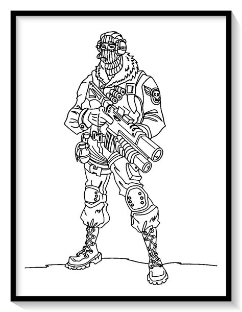 Dibujos De Fortnite Para Descargar Colorear Pintar E Imprimir