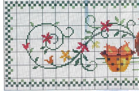 ENCANTOS EM PONTO CRUZ Lindo Gráfico para Cozinha