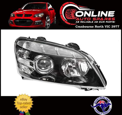 Headlight Right Fit Holden Statesman Wm 06 13 Halogen Head Light Lamp Rh