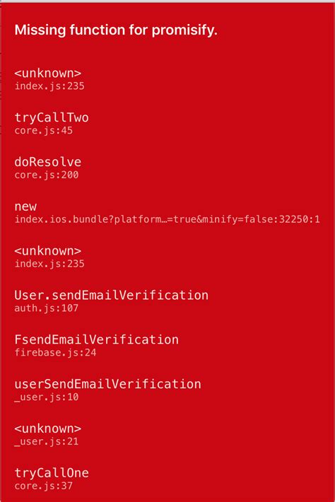 V3 Missing Function For Promisify Verification Email · Issue 248