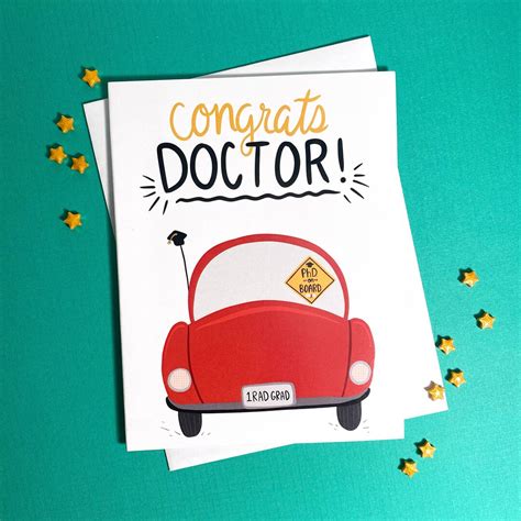 Phd Graduation Card Phd Card Phd Graduation T Doctorate