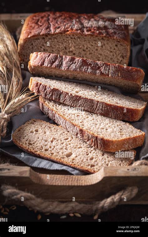 Multigrain Loaf Of Breads As Source Of Protein And Fibre Multigrain