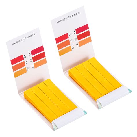 Uxcell PH6 9 To PH8 4 Test Strips 160 Litmus Indicator Paper Alkaline Acid Testing 2 Pack