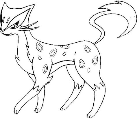 Liepard Pokemon Ausmalbilder Kostenlos Herunterladen Ausdrucken Oder