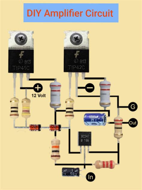 Electro Diy Apmlifier Circuit Diagram Electronic Facebook