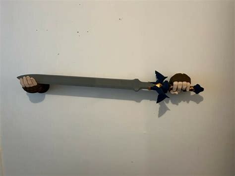 🔗 Link Hand Wall Mount Master Sword Holder・ Stl File For ・cults