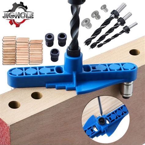 Woodworking Pocket Hole Jig 6 8 10mm Self Centering Scriber Doweling