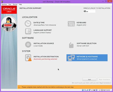 Install Oracle Linux 7 OEL7 DBAORA