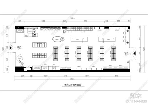 现代极简便利店 便利店 超市 百货商店 施工图施工图下载 Id 1194464229 【知末网】