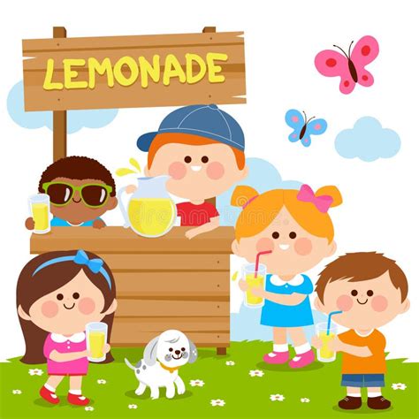 Selling Lemonade Cartoon