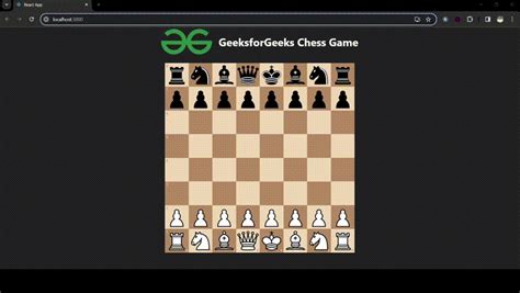 Building A Web Based Chess Game With React And Chessjs Geeksforgeeks