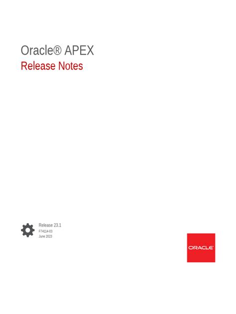 Oracle Apex Release Notes Pdf Java Script Html