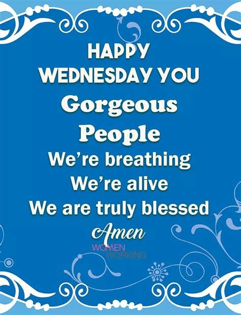 Happy Wednesday Gorgeous People