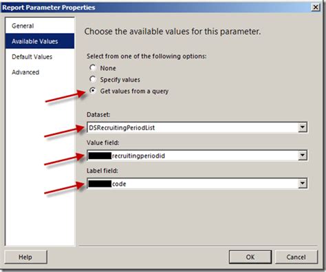 Setting Default Values For Multiple Value Parameters In Reporting Services
