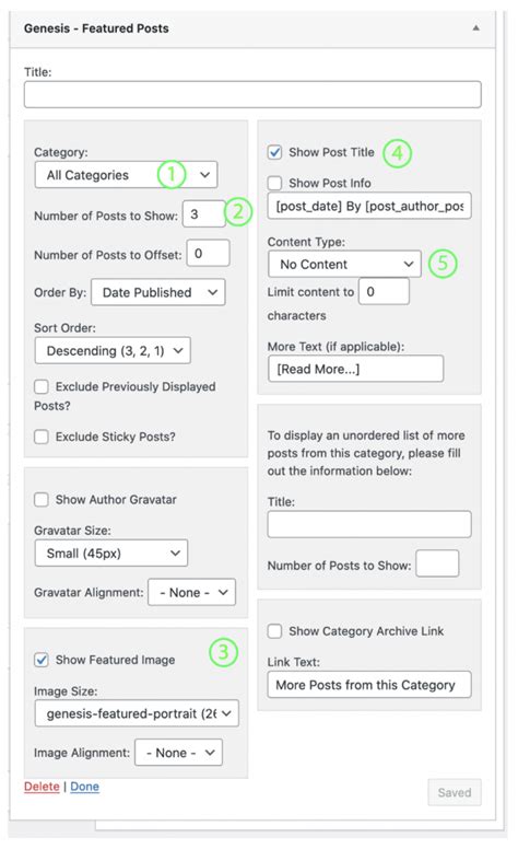 Sidebar Settings Docs Cuisine Recipe Theme Widget Areas