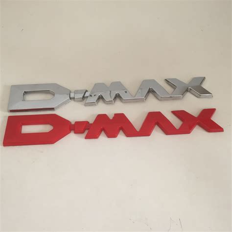 1pcs ABS DMAX D MAX D MAX D MAX Car Letter Rear Trunk Decals Emblem