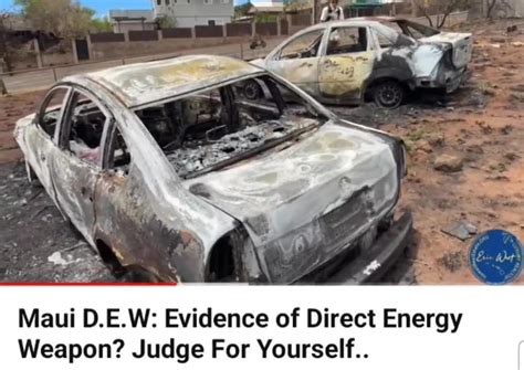 Maui Evidence Of Direct Energy Weapon One News Page Video