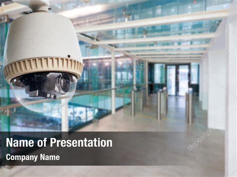 Cctv Camera Operating Powerpoint Template Cctv Camera Operating
