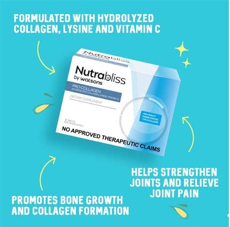 Nutrabliss By Watsons Pro Collagen 30 Tablets Lazada Ph
