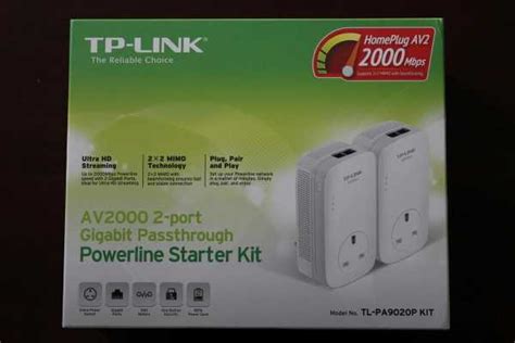 Tp Link Av2000 2 Port Gigabit Passthrough Powerline Starter Kit Dignitas